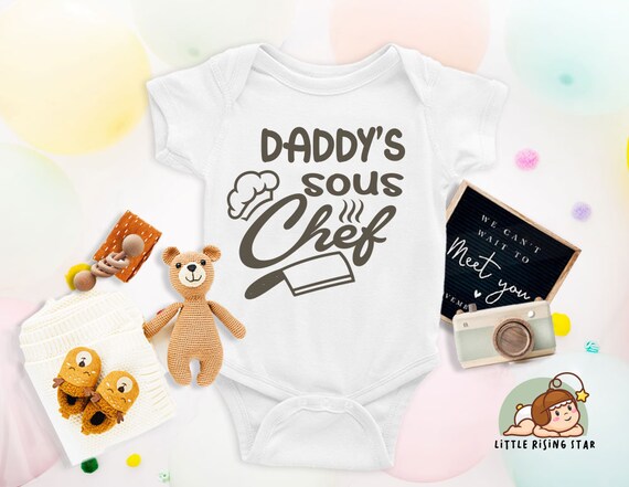 Chef Baby Onesie Sous Chef Gift Assistant Cook Baby Shirt - Etsy