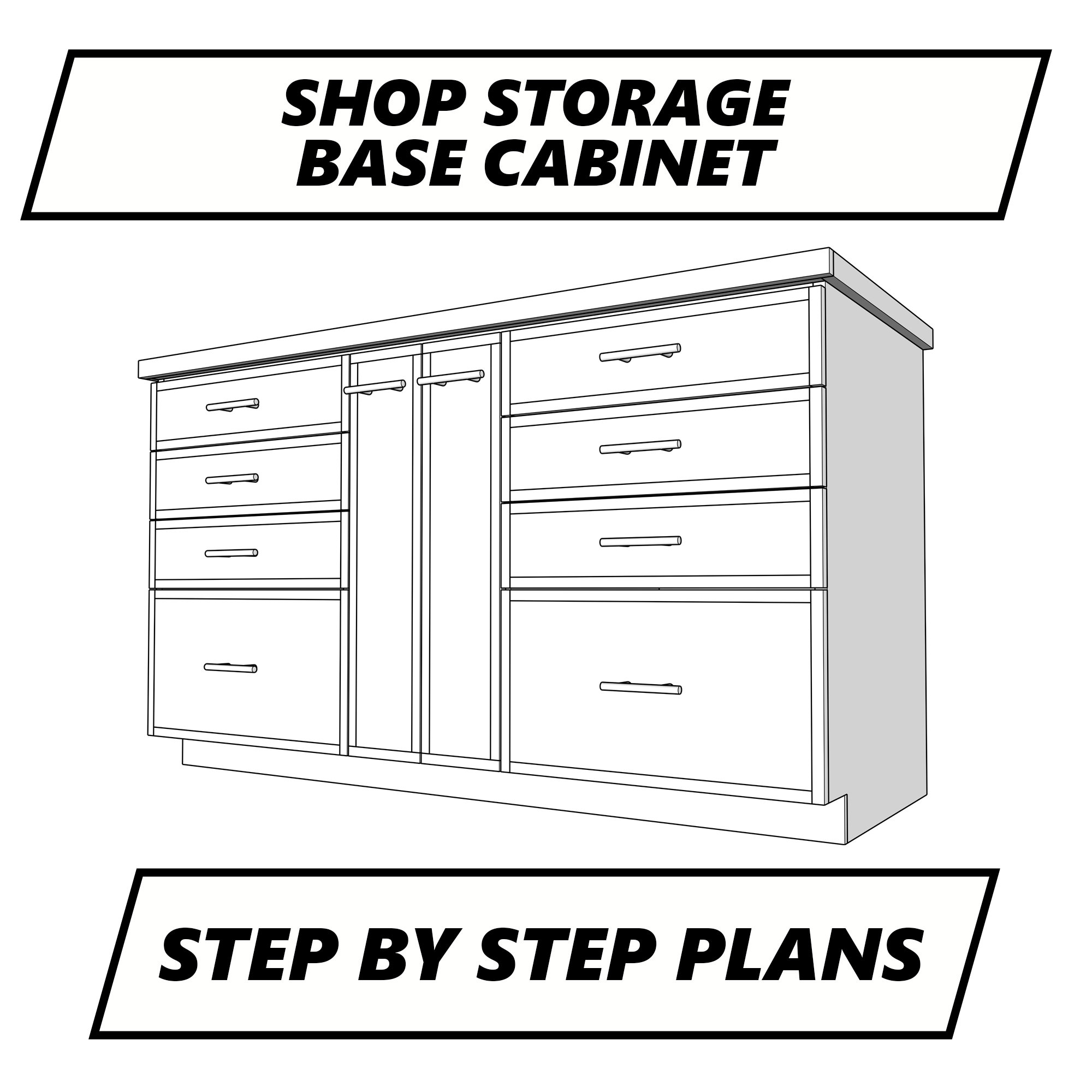 Woodworking Plans - Shop Storage Cabinet - Instant Download - Etsy
