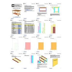 Woodworking Plans - Assembly/outfeed Table Plans - Instant Download - Etsy