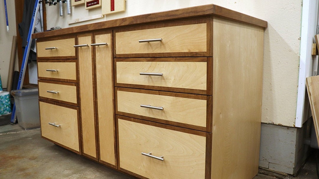 Woodworking Plans Shop Storage Cabinet Instant Download - Etsy