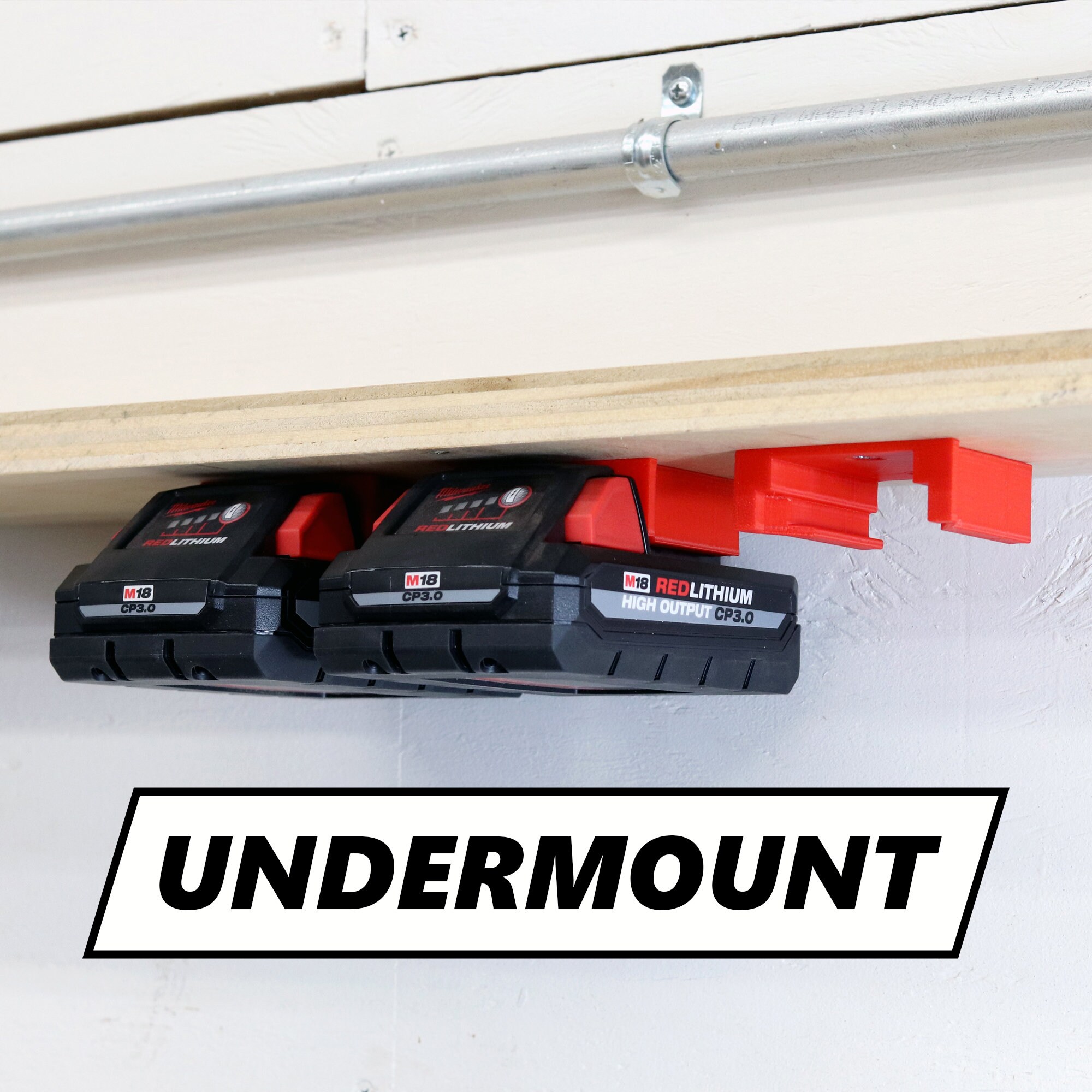 Milwaukee M18 Battery Hangers - STL Files - Etsy