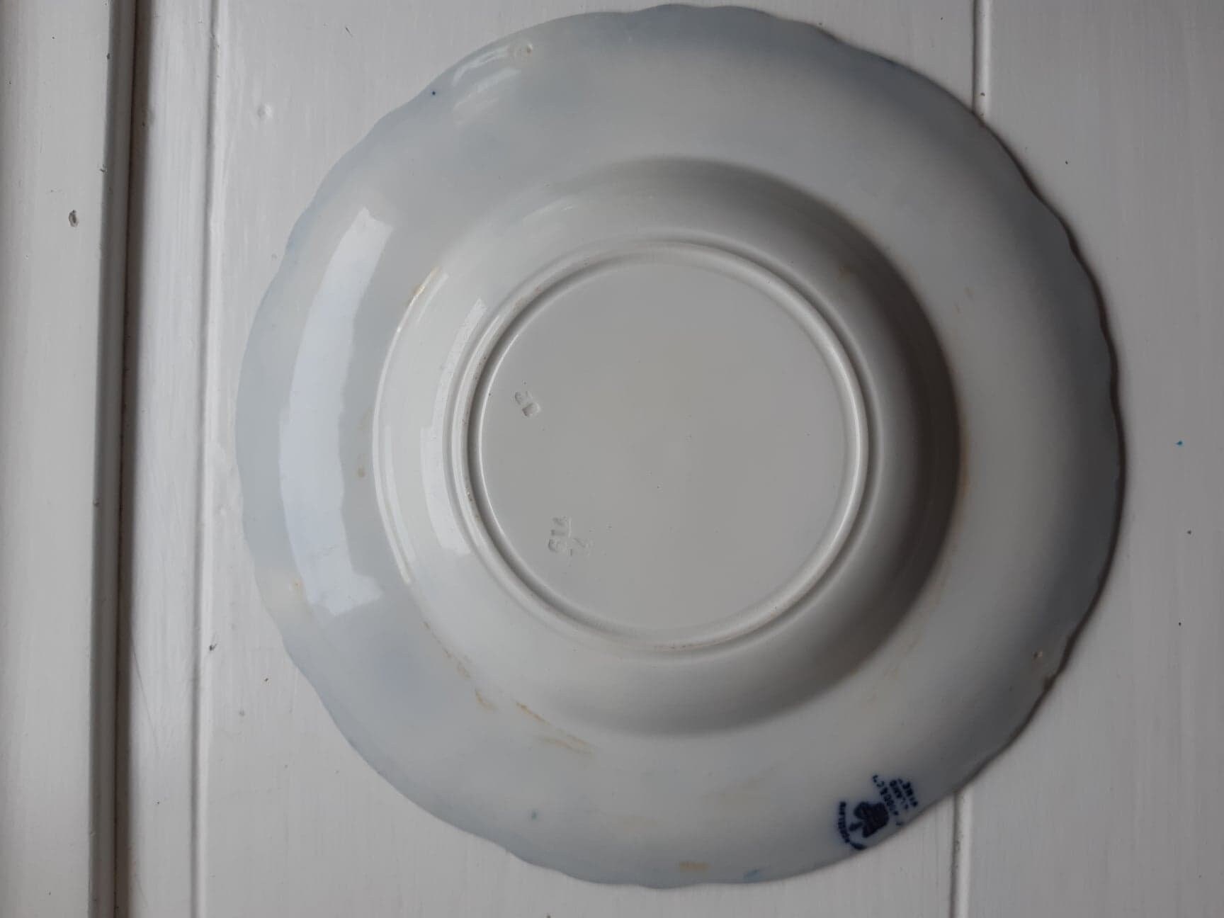 Beautiful English Deep Plate With Flower Motive - Etsy