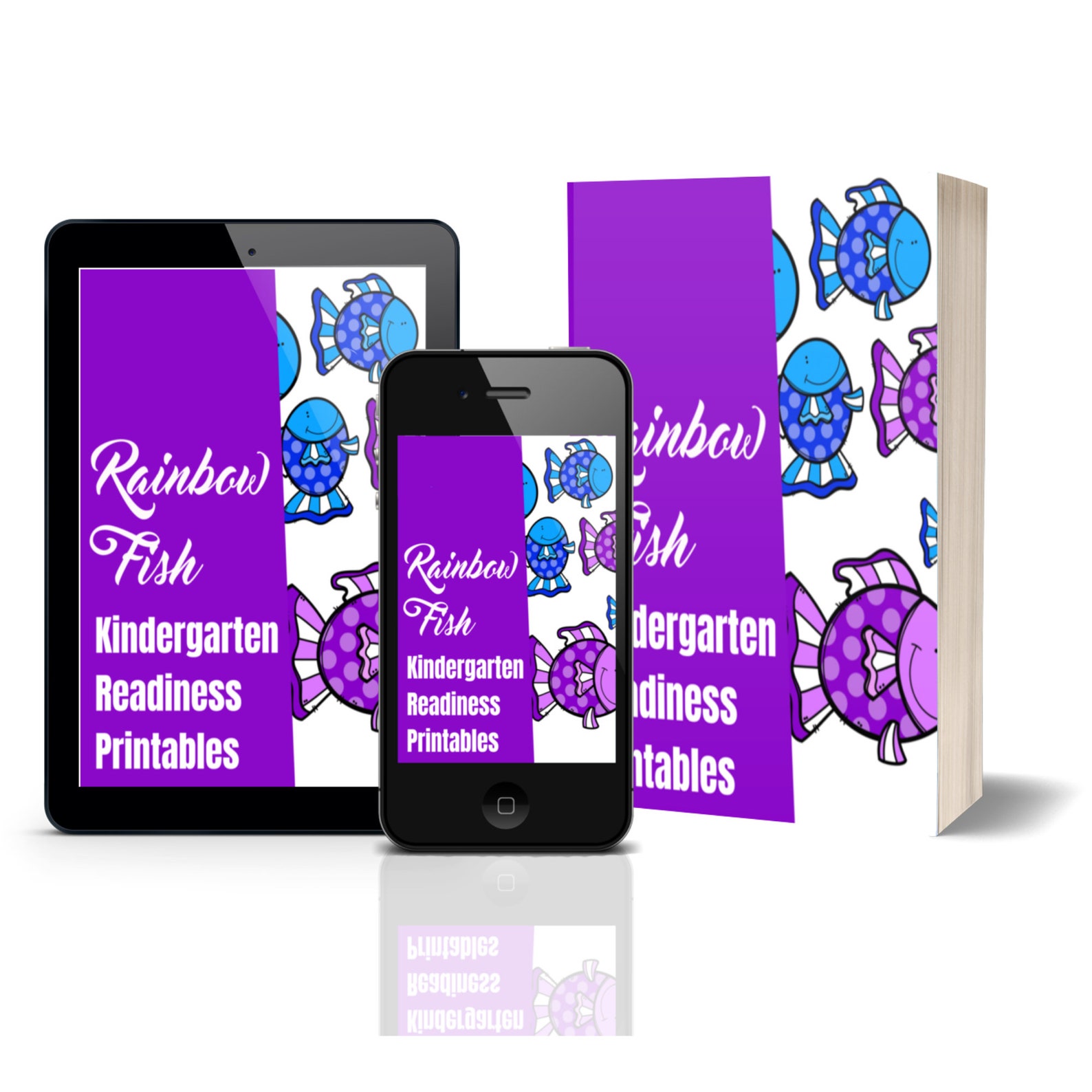 Ocean Themed Preschool Printables | Rainbow Fish Inspired ...