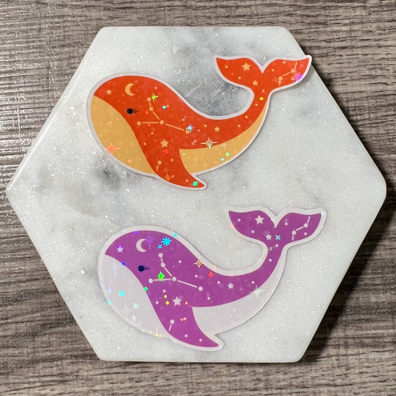 BTS Whale Sticker - Etsy