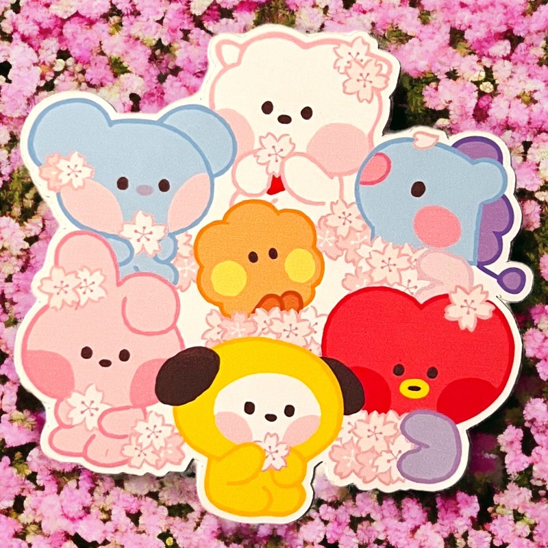 Bt21 Stickers - Etsy