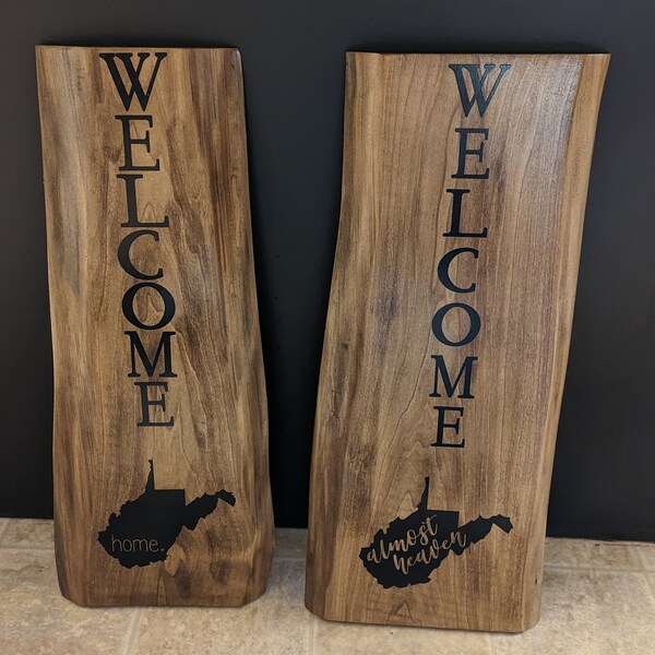 Live Edge Outdoor Signs - Etsy