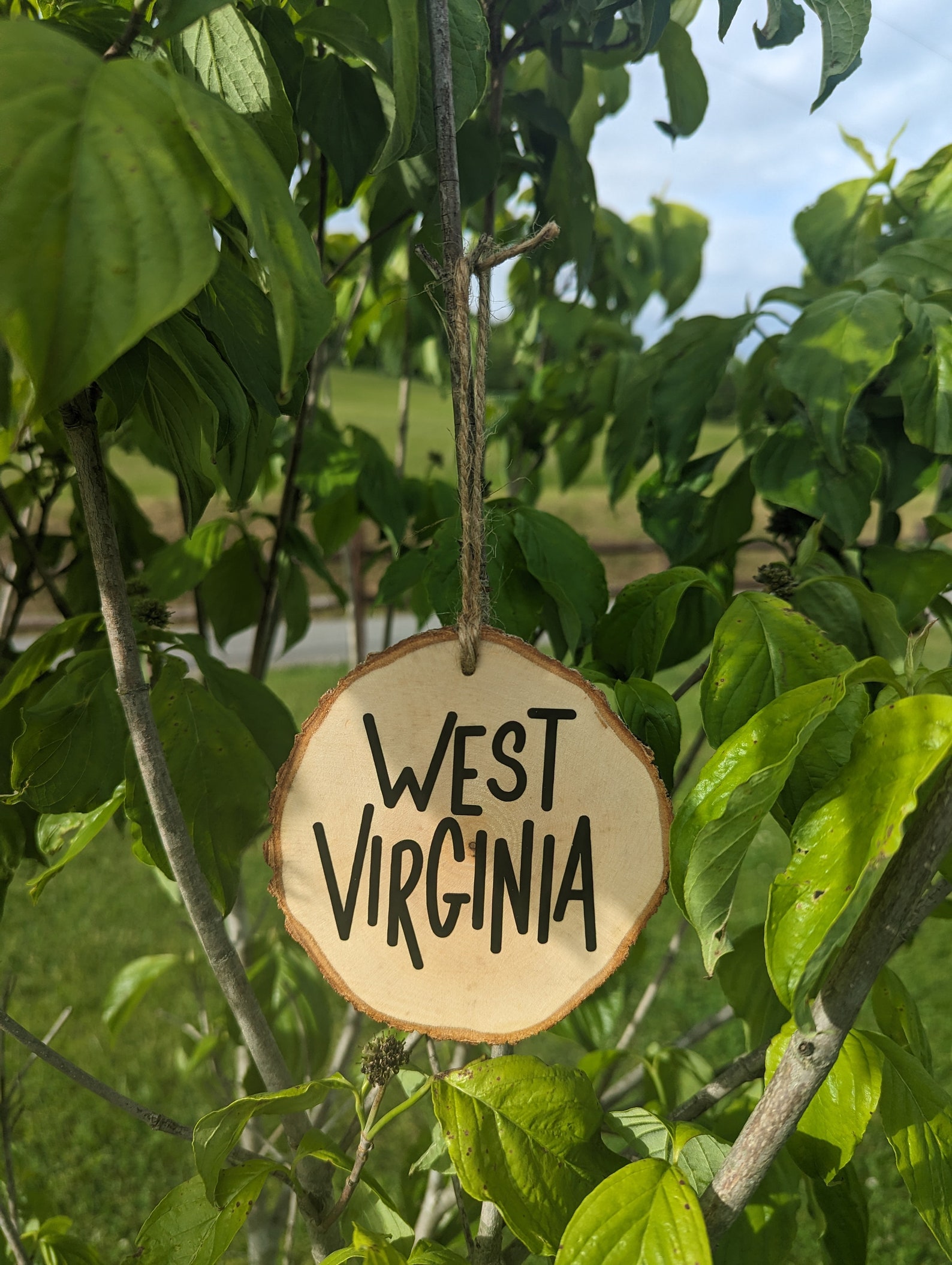 West Virginia State Wood Christmas Ornaments - Etsy