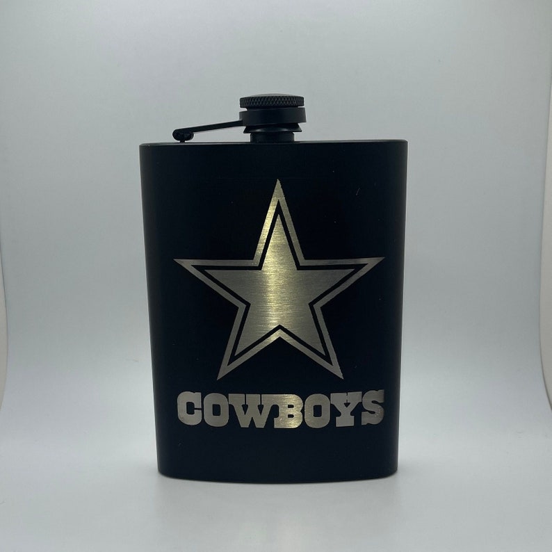Custom "dallas Cowboys" Flask - Etsy