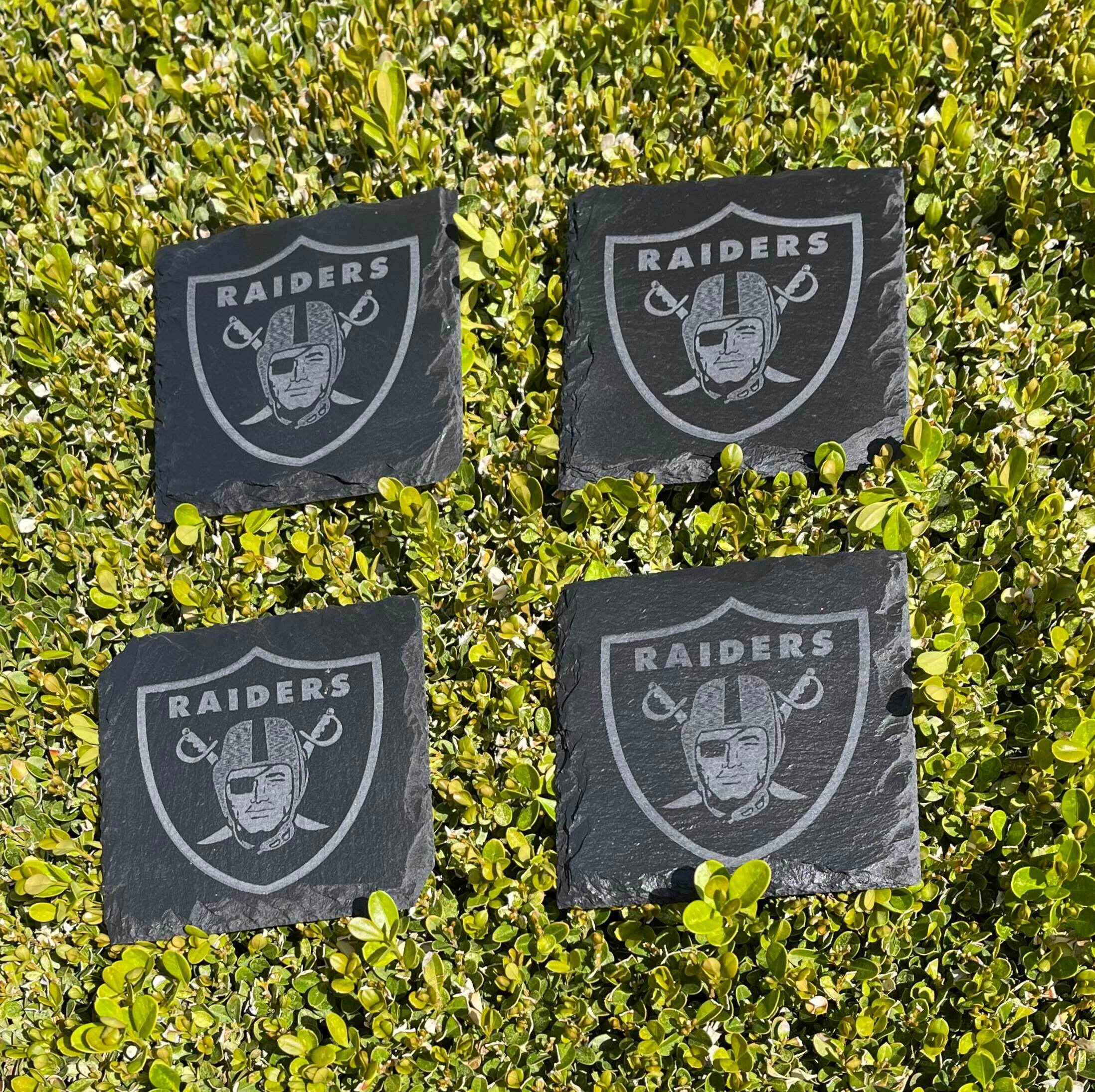 Custom Las Vegas raiders Coaster Set - Etsy