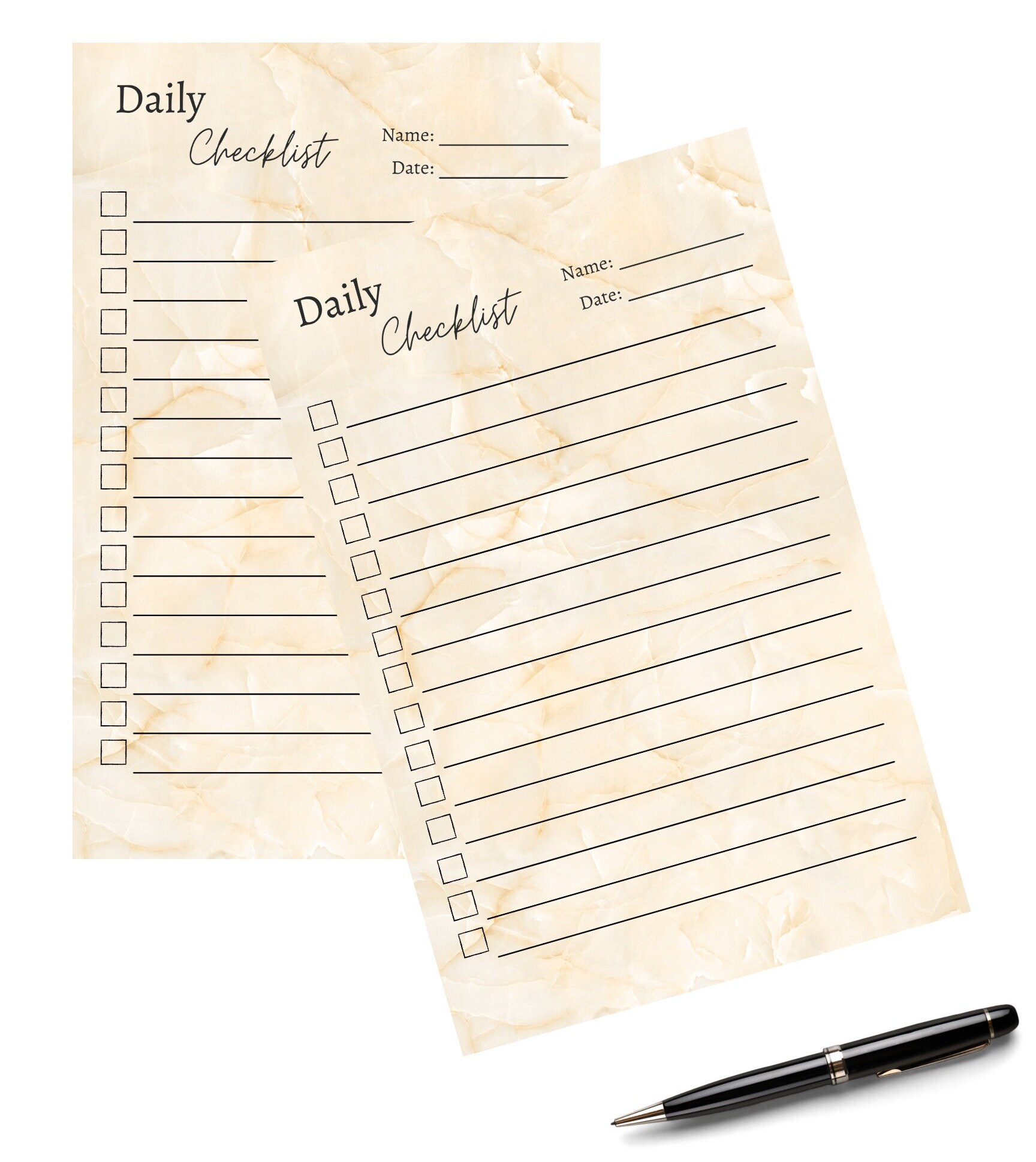 Printable Checklist Daily Routine Digital Download - Etsy