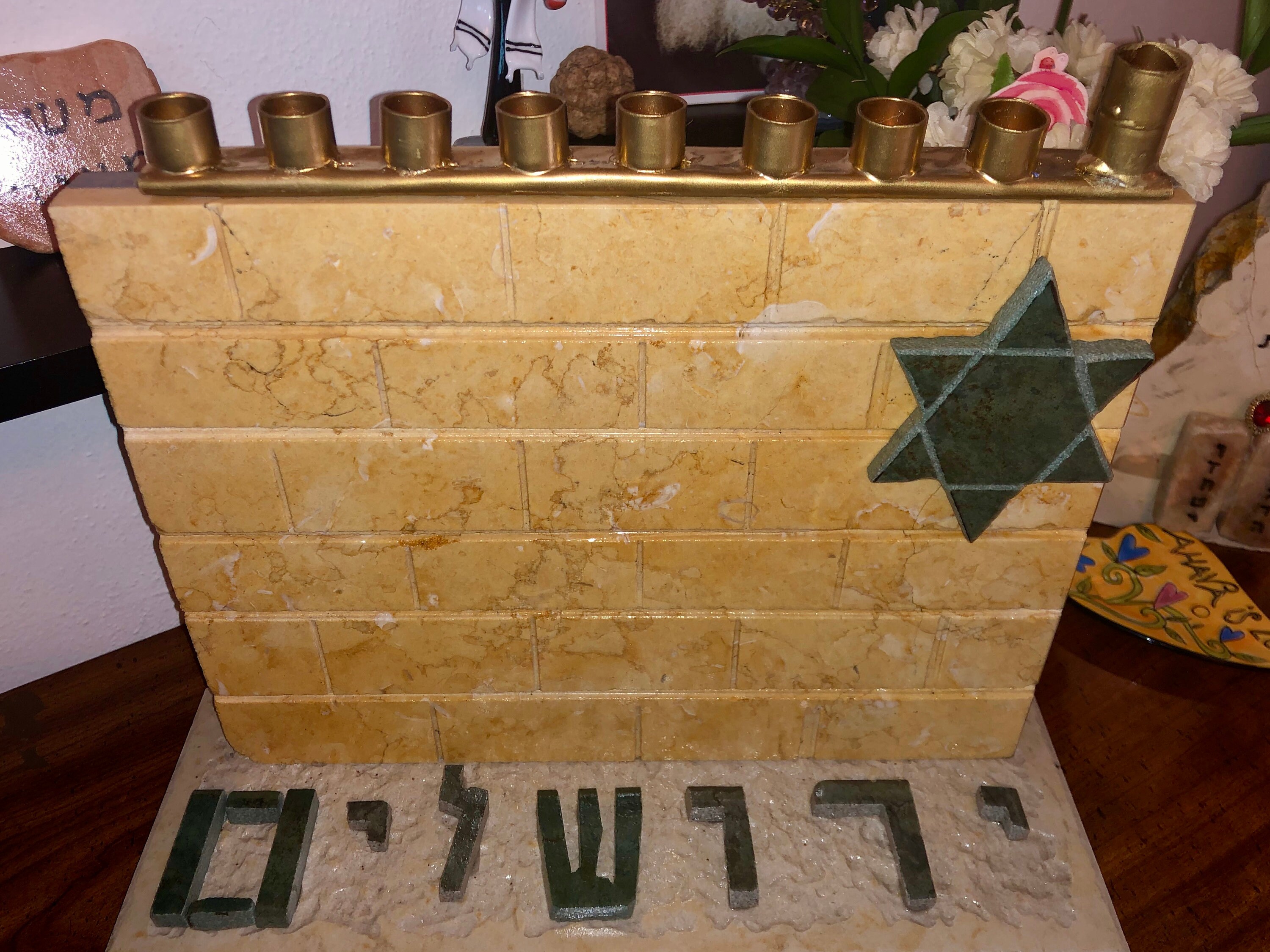 Moishe’s Menorahs & Judaic Stone Art - Etsy