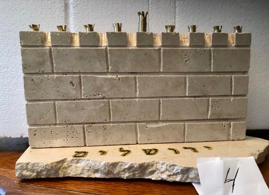 Moishe’s Menorahs & Judaic Stone Art - Etsy