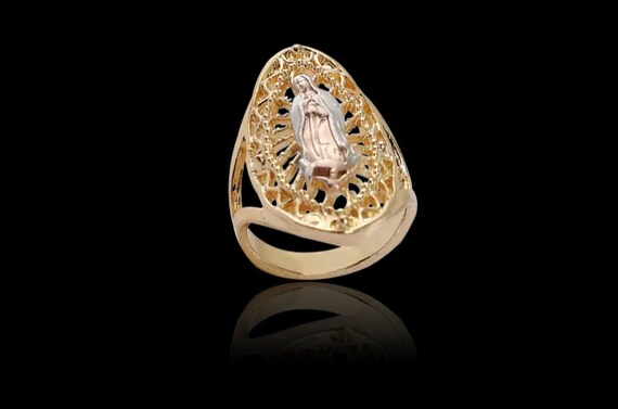 Virgin Mary Ring | Etsy