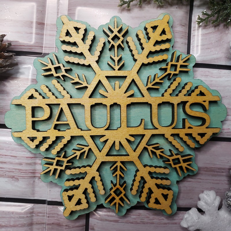 Snowflake Name Svg - Etsy