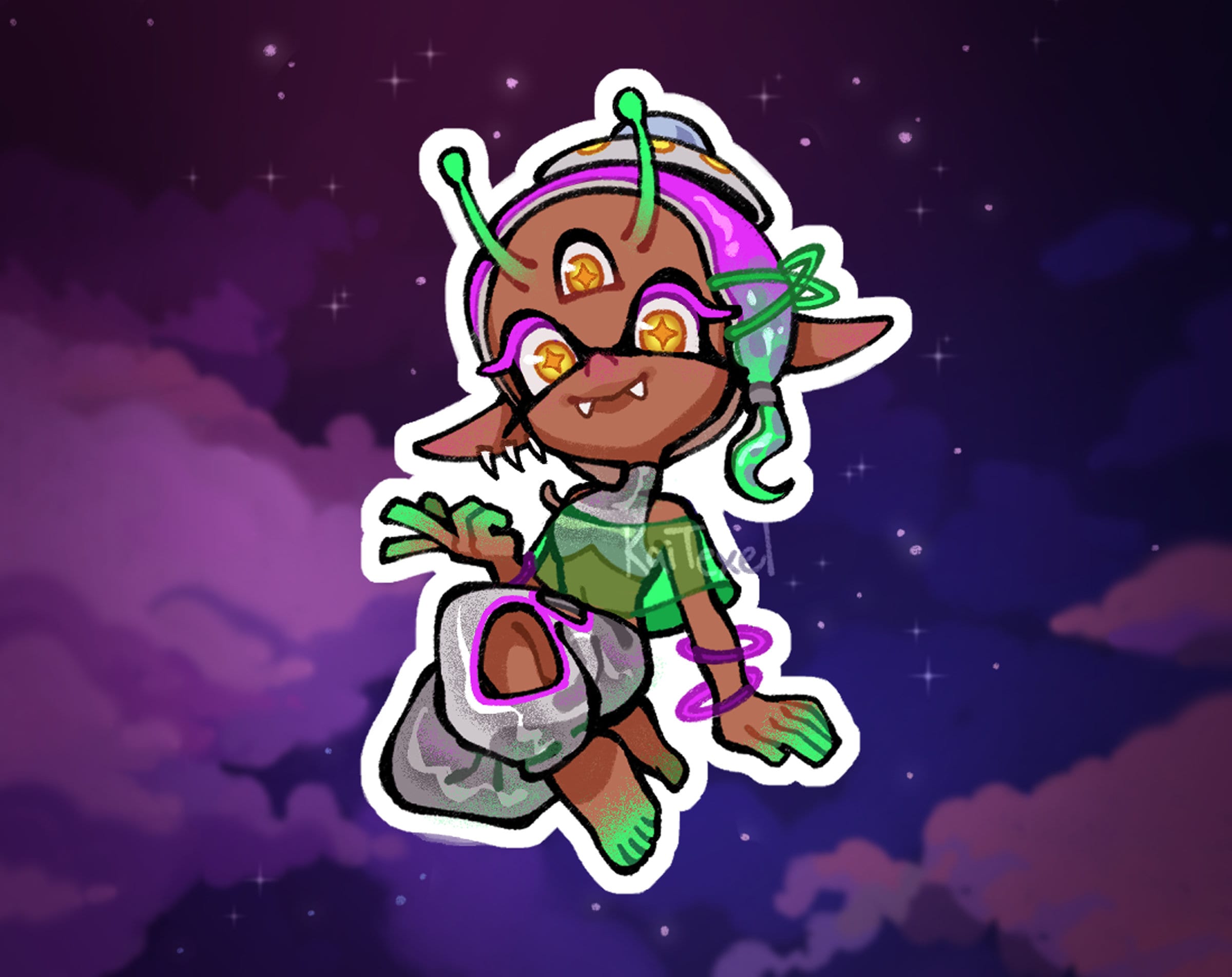 Frye Alien Sticker - Etsy