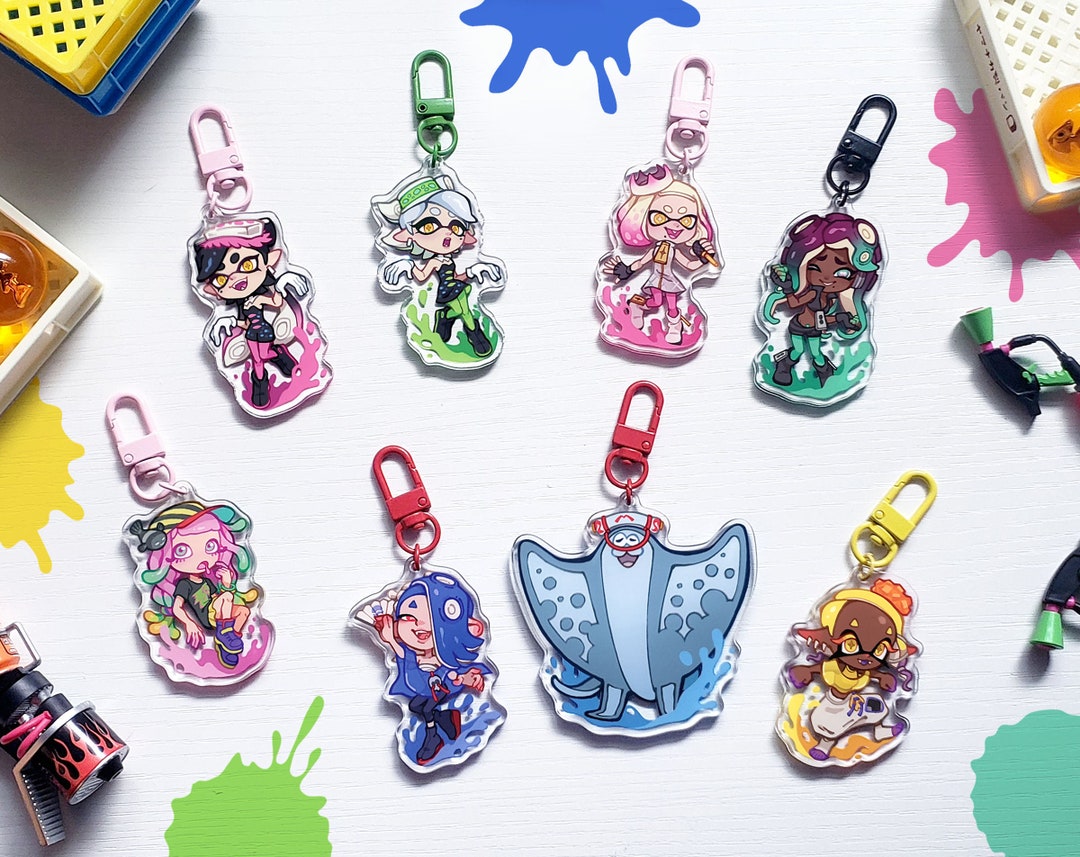 Splatoon Charms - Etsy