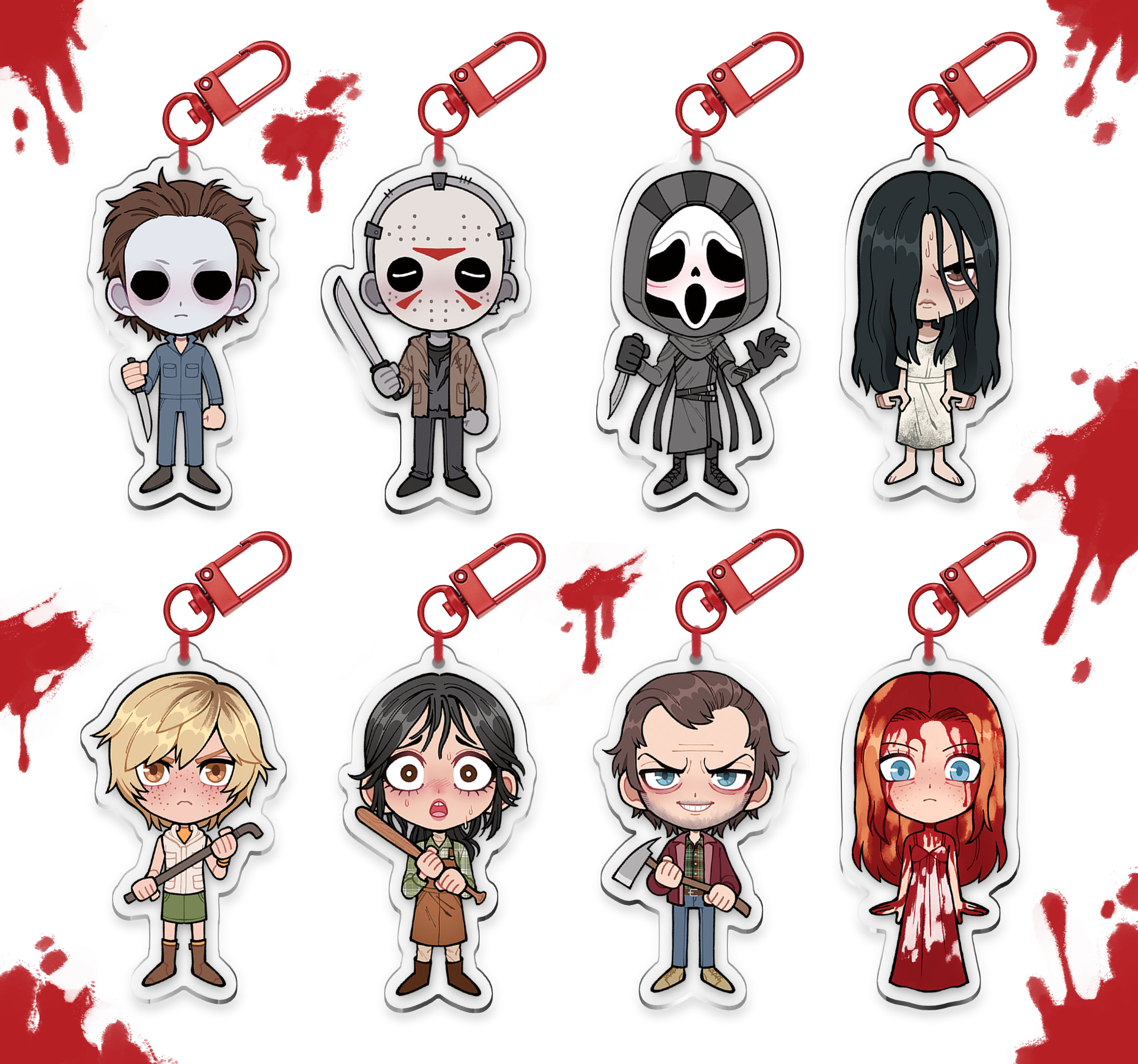 Horror Acrylic Charms - Etsy