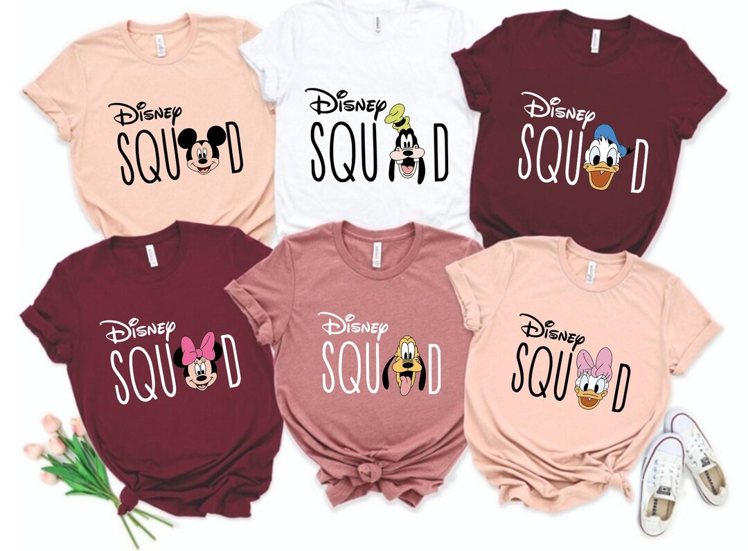 Disney Squad Shirt, Disney Family T-shirt, Mickey and Friends ...