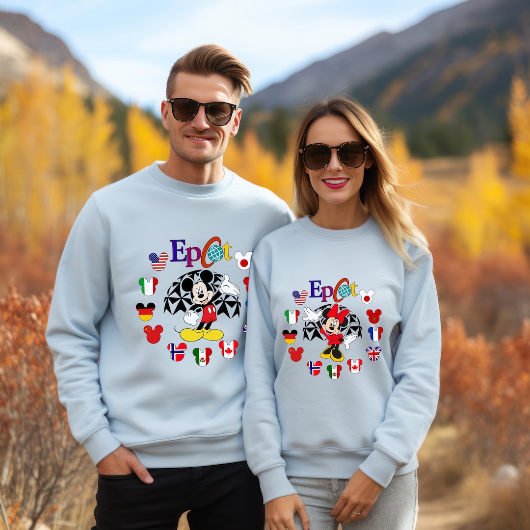 Disney Epcot World Tour Shirt, Retro Epcot Country Flags T-shirt ...