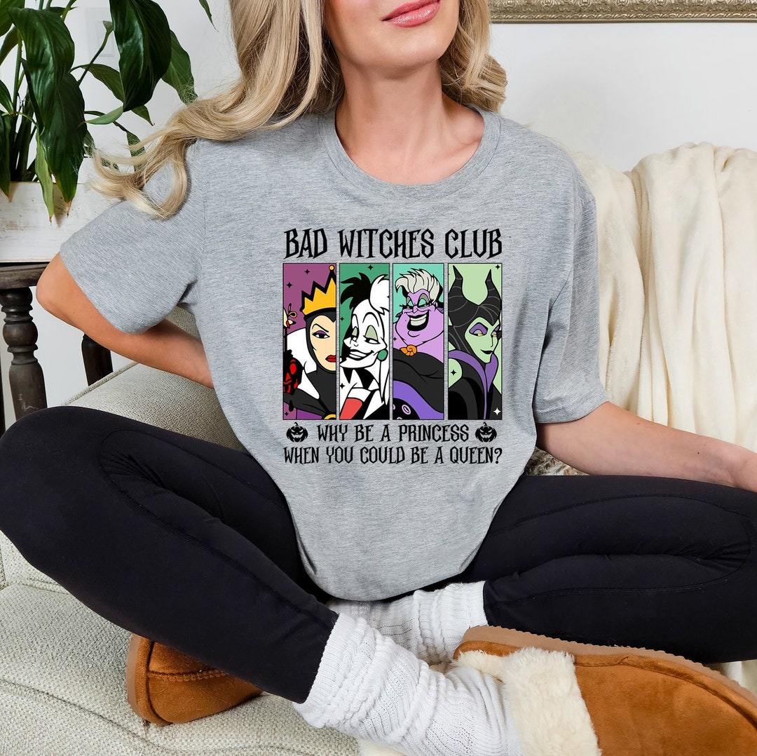 Bad Witches Club Shirt, Halloween Sweatshirt, Villain Squad T-shirt ...