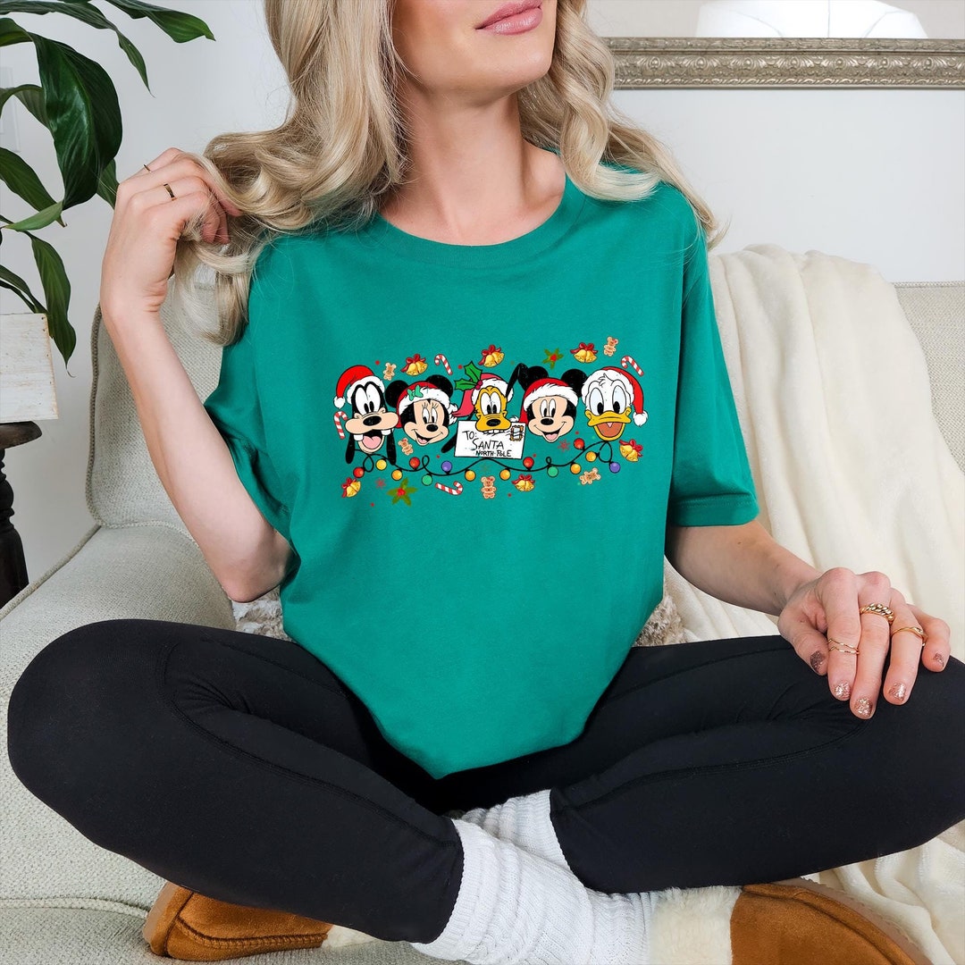 Disney Mickey Christmas Shirt, Mickey and Friends Christmas T-shirt ...