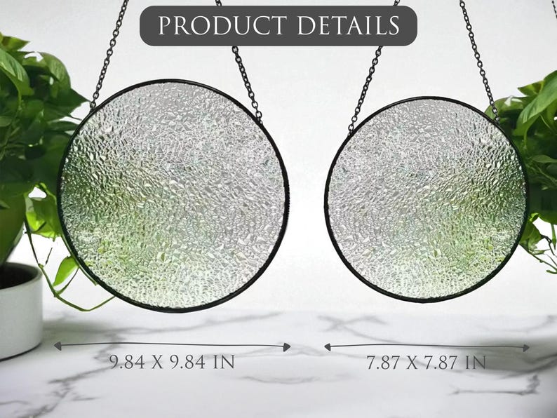 Winter Mountain Snowy Cabin Stained Glass Suncatcher, Christmas Window ...