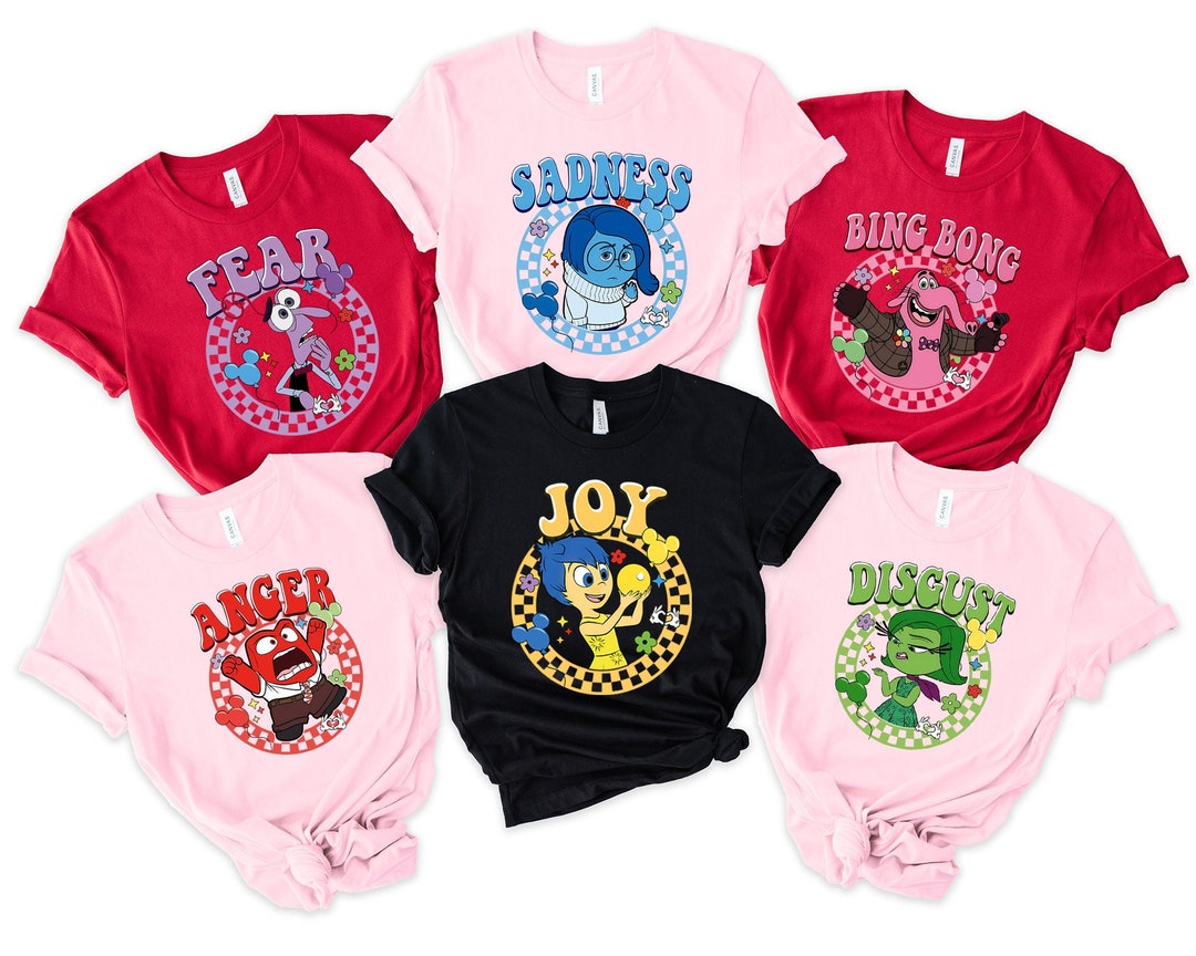 Inside Out Characters Shirt, Inside Out Family Tee, Inside Out ...