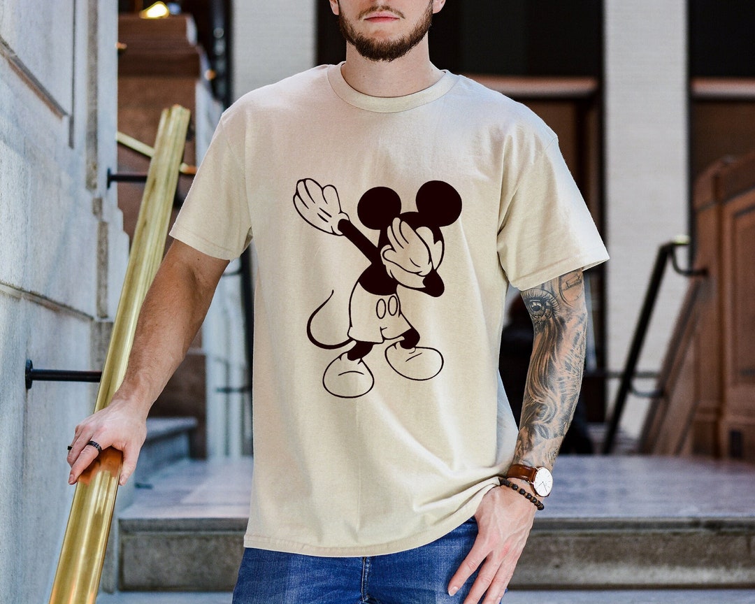 Disney Mickey Dabbing Shirt, Funny Disney T-shirt, Family Matching Tee ...
