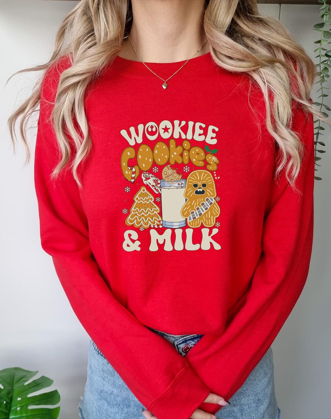 Star Wars Wookies Cookies and Milk Shirt, Gingerbread Xmas T-shirt ...