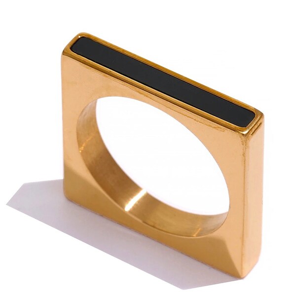 Square Band Ring - Etsy