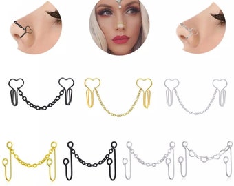 Double Bridge Chain Bridge Chain Bridge Piercing Chain - Etsy