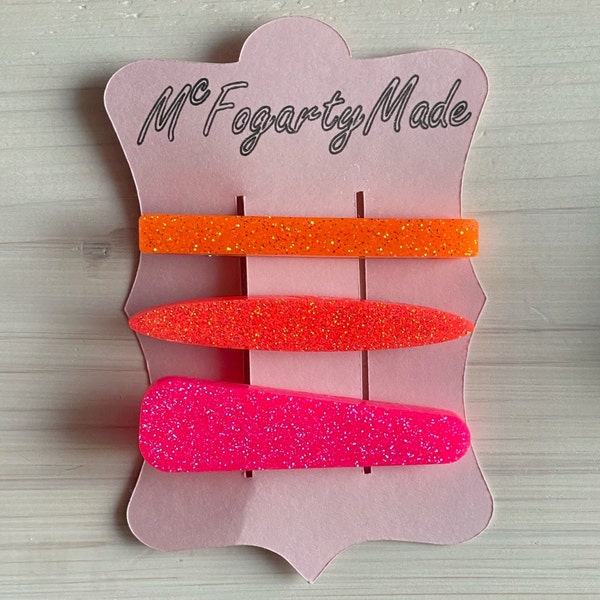 Neon Hair Clip - Etsy