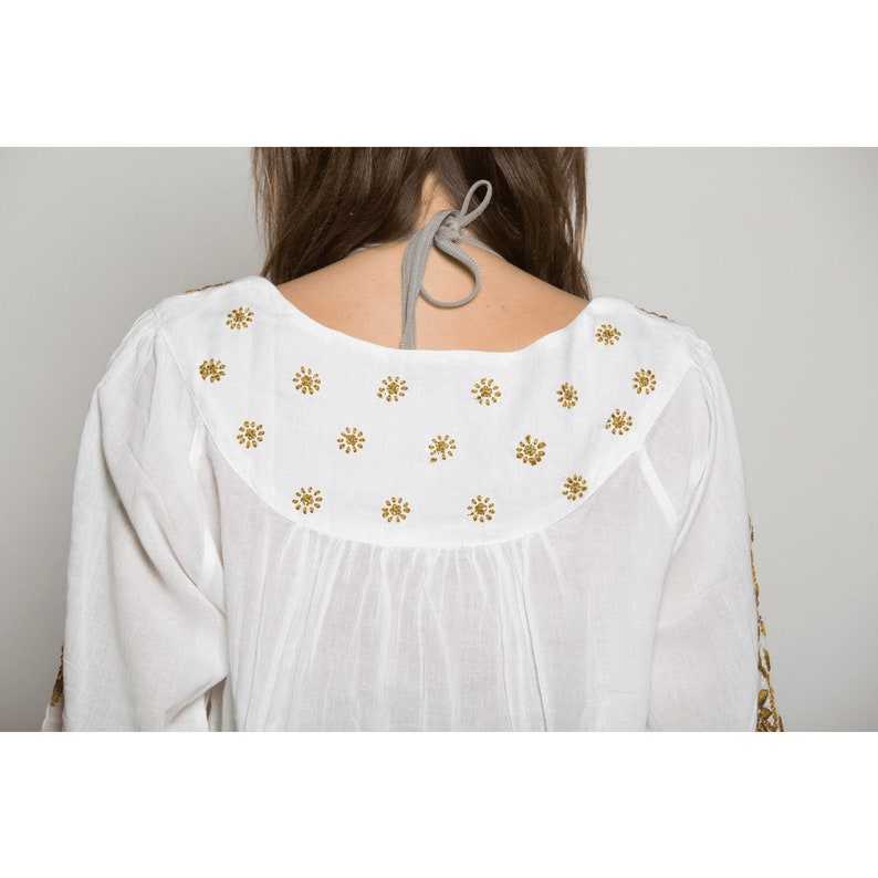 Hand Embroidered Top - Etsy