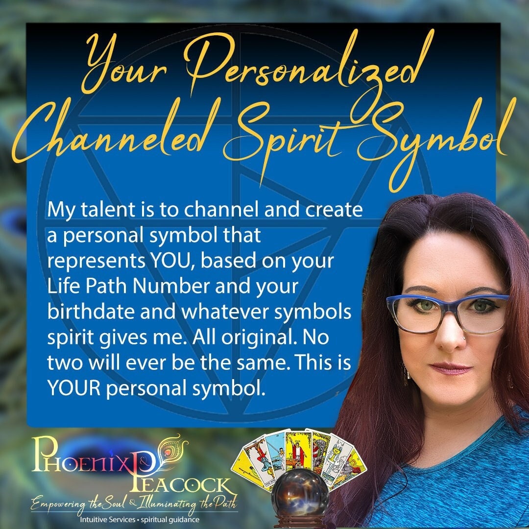 Personal Spirit Symbol Art, Psychic Reading (PDF) - Etsy