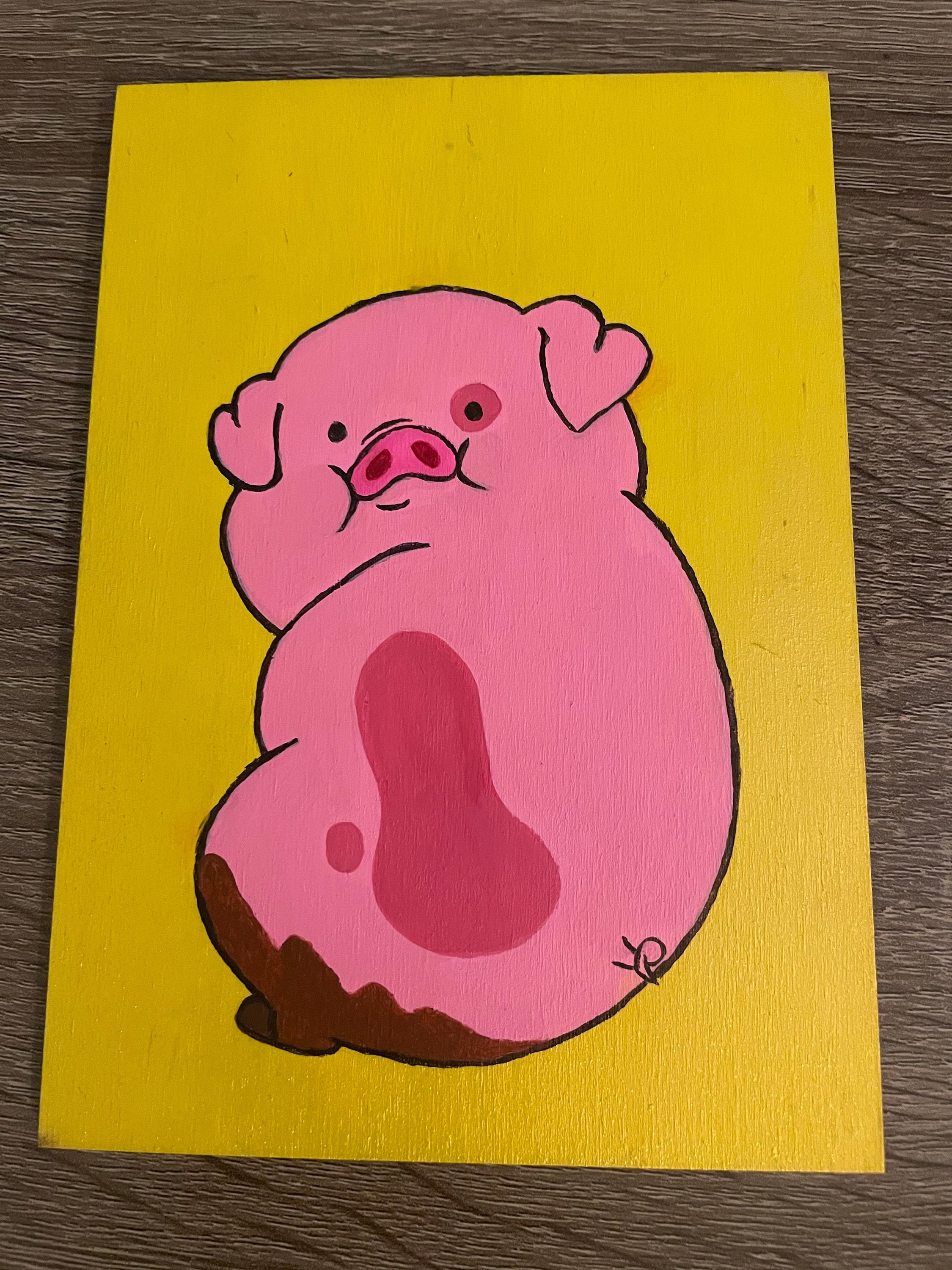 Gravity Falls Waddles the Pig - Etsy