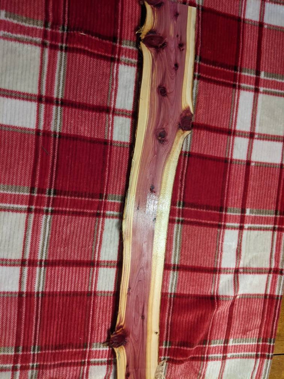 Aromatic Eastern Red Cedar Purple Heart Live Edge Slab 4 - Etsy