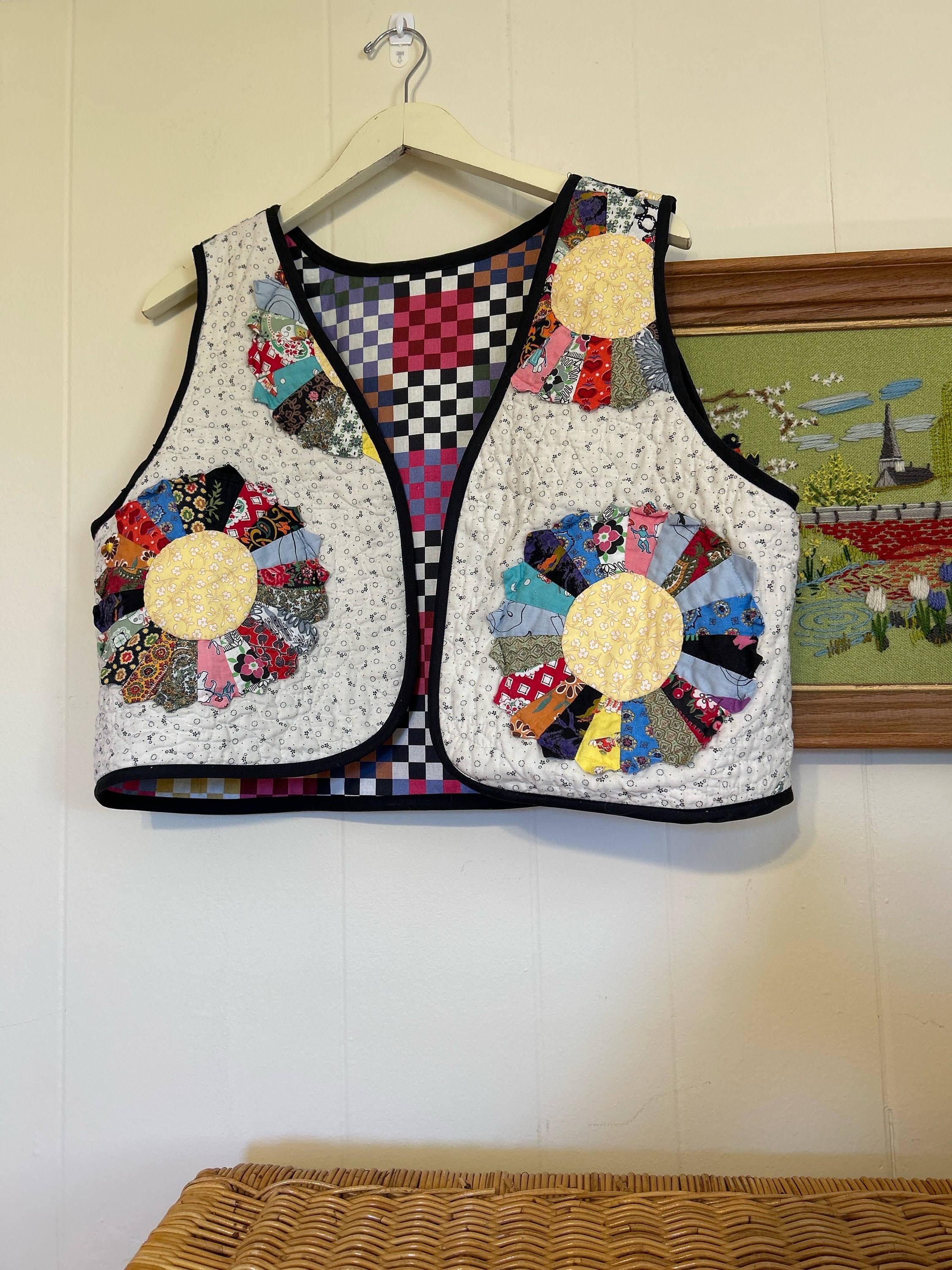 Reversible Quilt Vest - Etsy