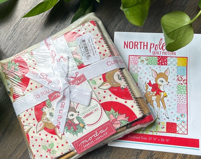 Deer Christmas Urban Chiks North Pole Quilt Pattern Etsy