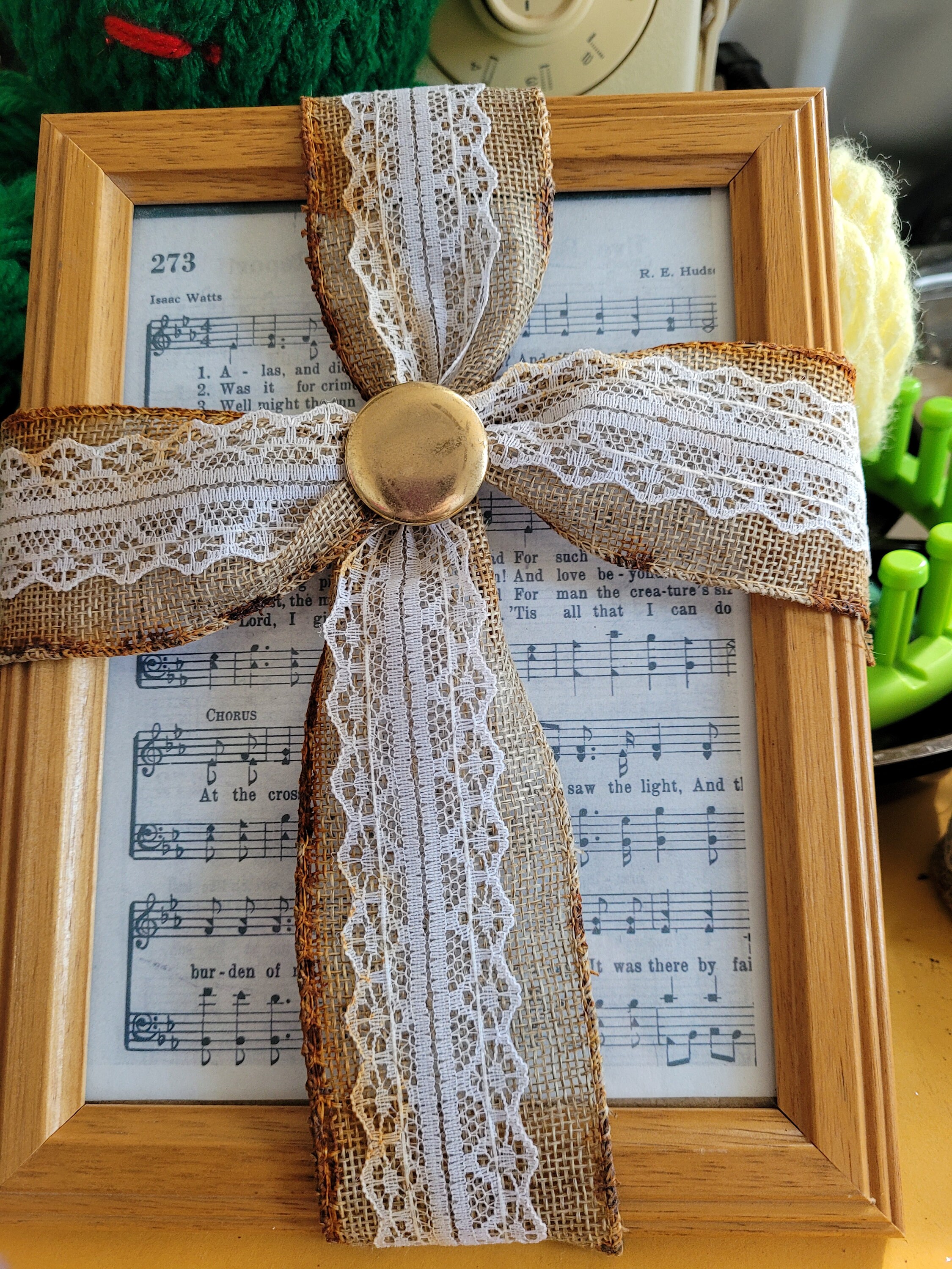 Frame With Psalm and Cross - Etsy