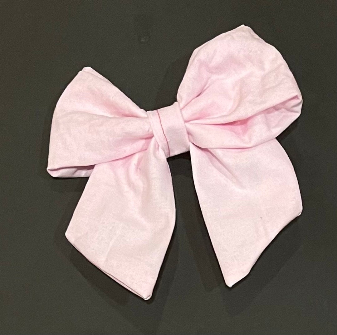 Light Pastel Pink Bow - Etsy