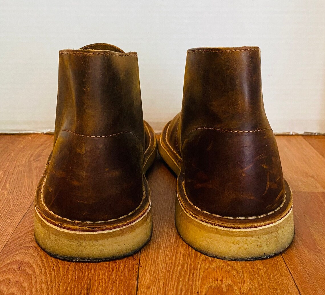 Clarks Originals Mens Brown Leather Lace up Desert Boots, 10.5 M. - Etsy