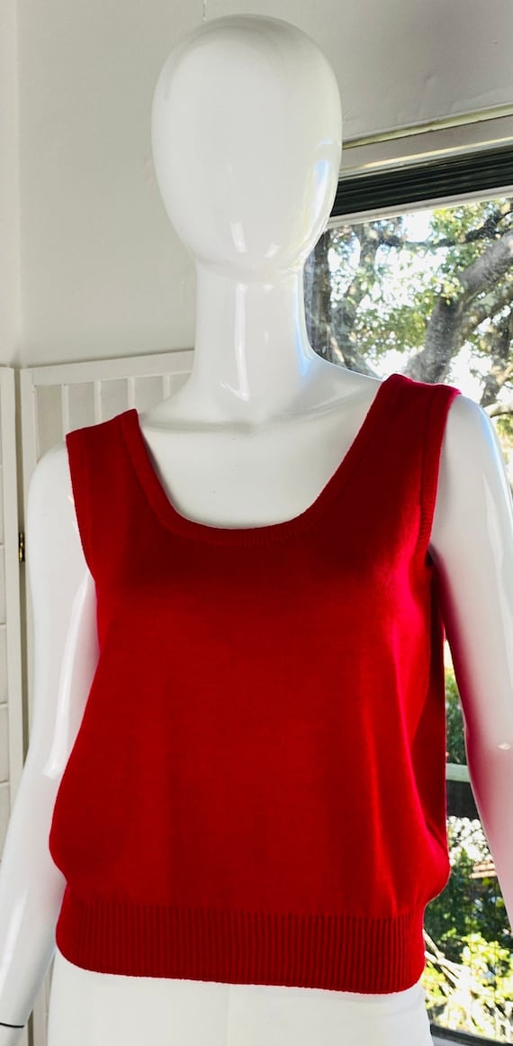 Anneclaire women red tank - Gem