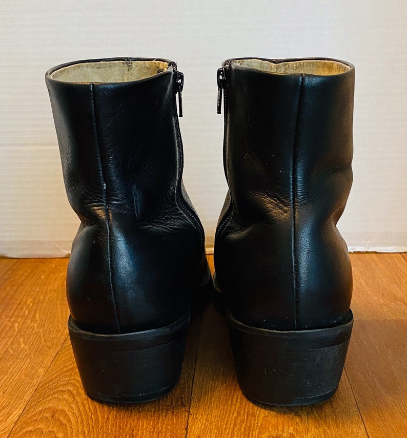 NWOB, Durango Men's Black Leather Side Zip Western Boots, 11. - Etsy