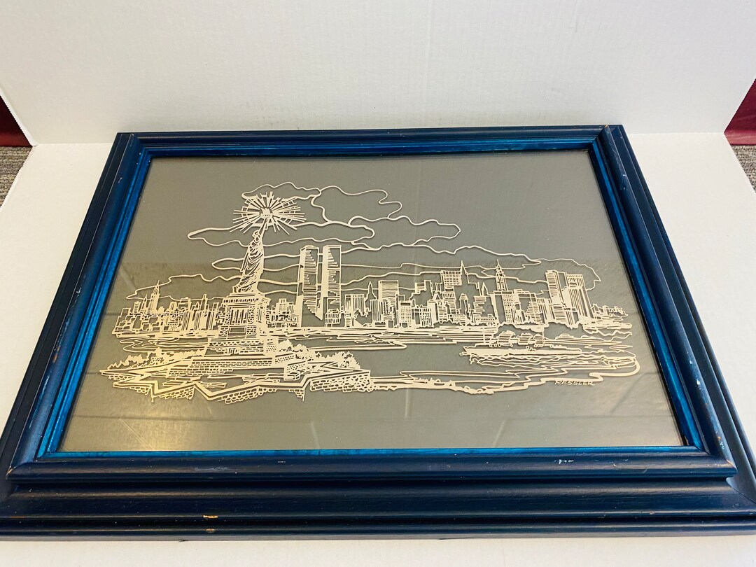 Vintage 1977 “new York” Sterling Silver Silhoutte by William Ressler ...