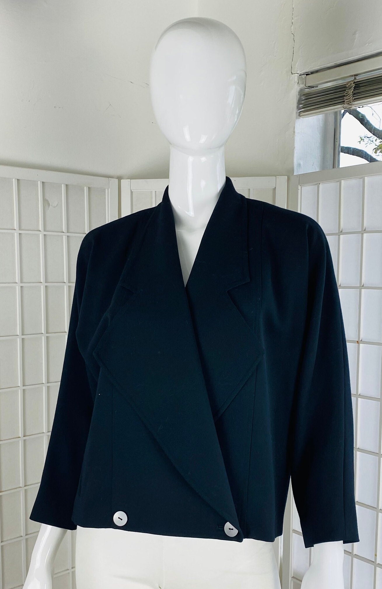 Vintage SANYO, Japan, Michii Moon, Black Jacket, 4. - Etsy