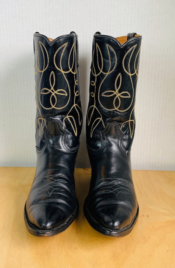vintage black acme cowboy - Gem