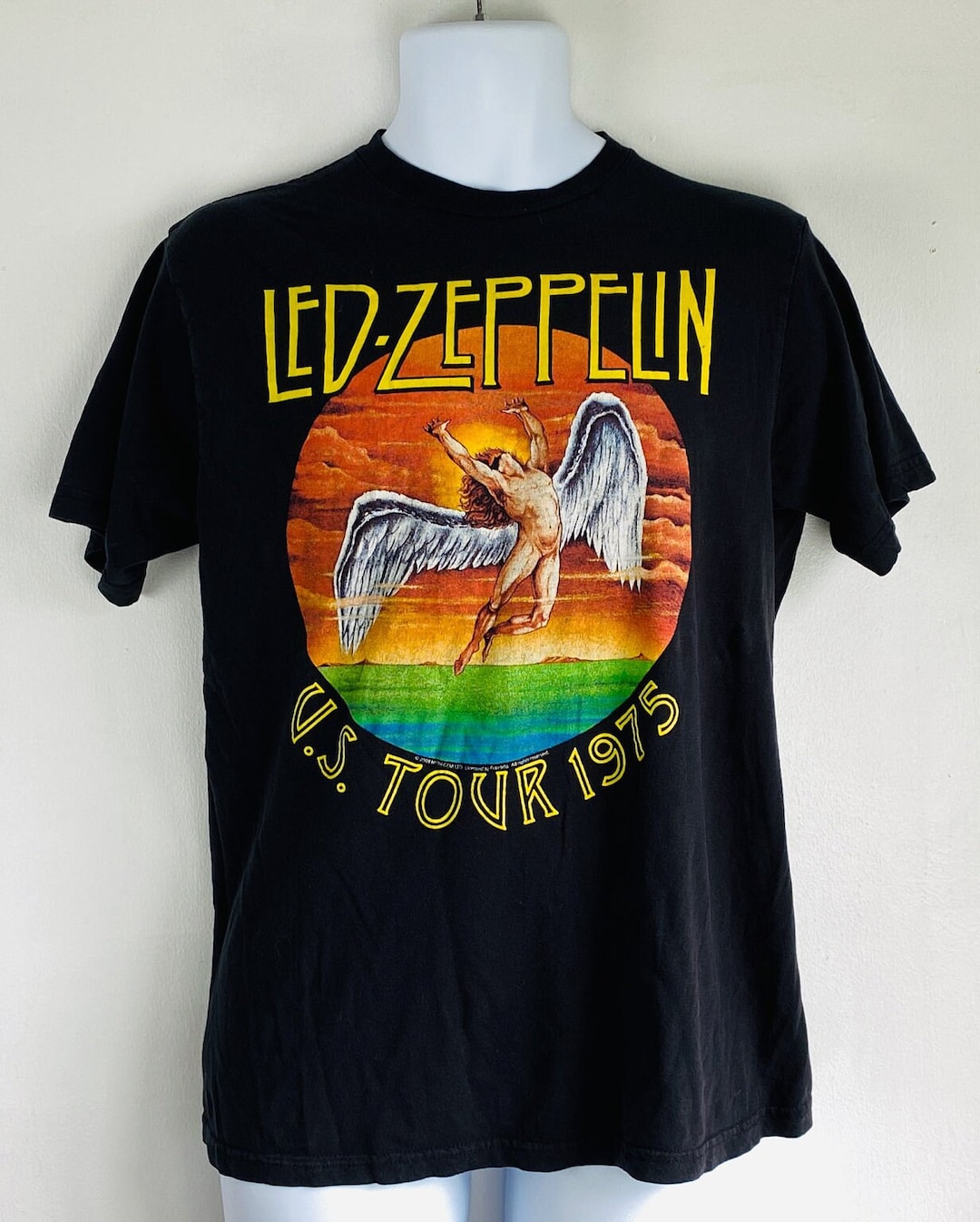 Vintage Led Zeppelin US Tour 1975 Concert Tee Shirt. M. - Etsy