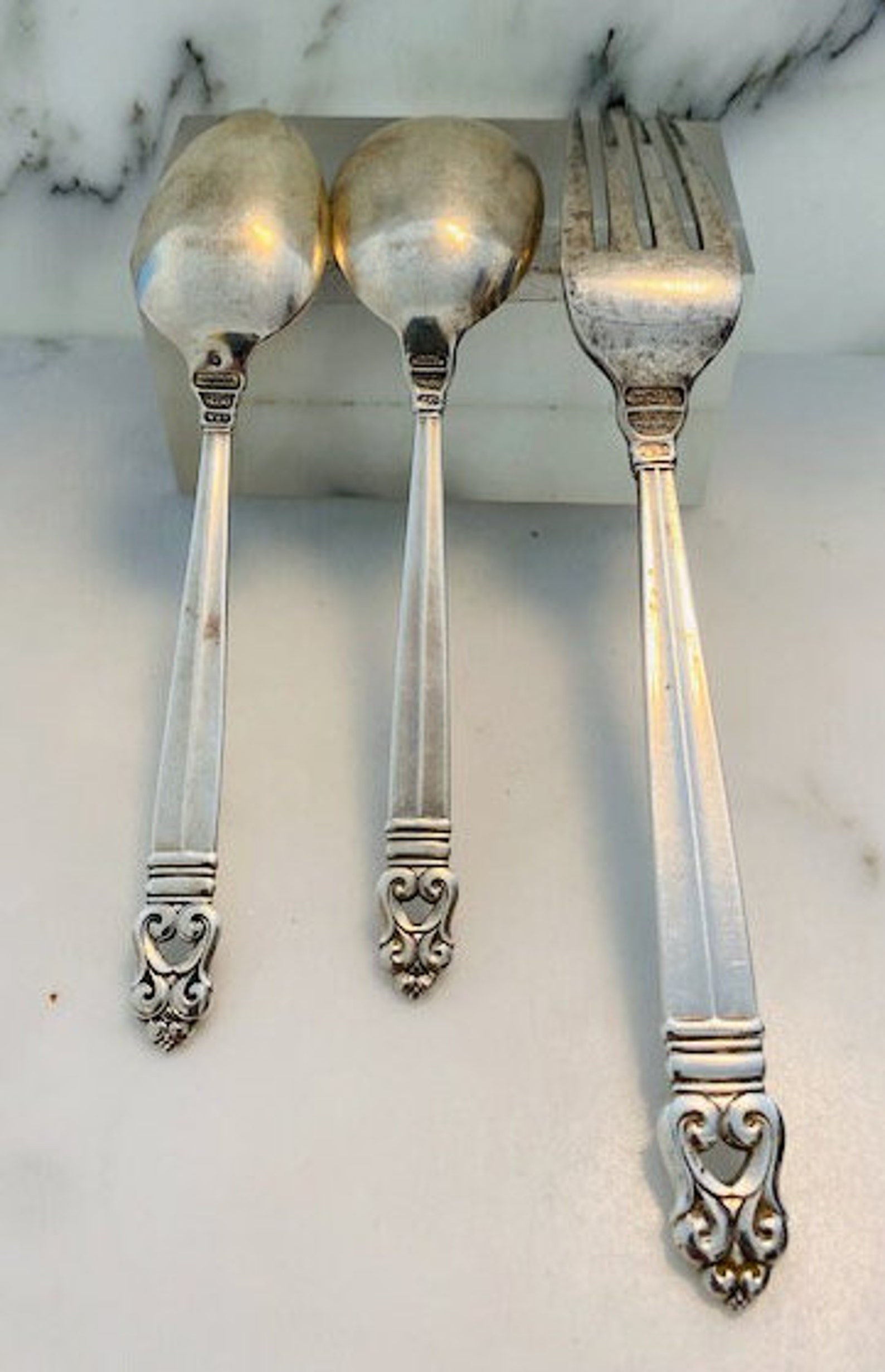 3 Vintage Royal Danish Sterling Silverware. - Etsy