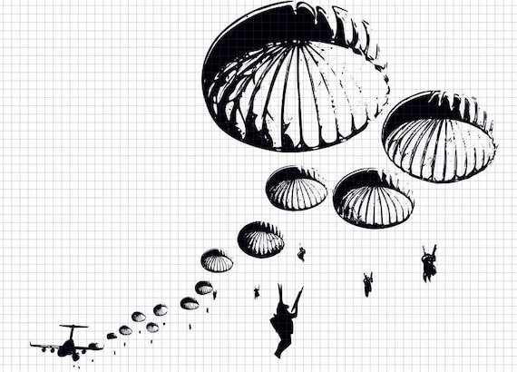 Airborne SVG Army SVG Paratrooper Army SVG Png Cut - Etsy