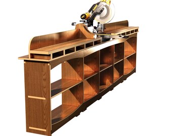 Miter Saw Stand DXF File updated - Etsy Canada